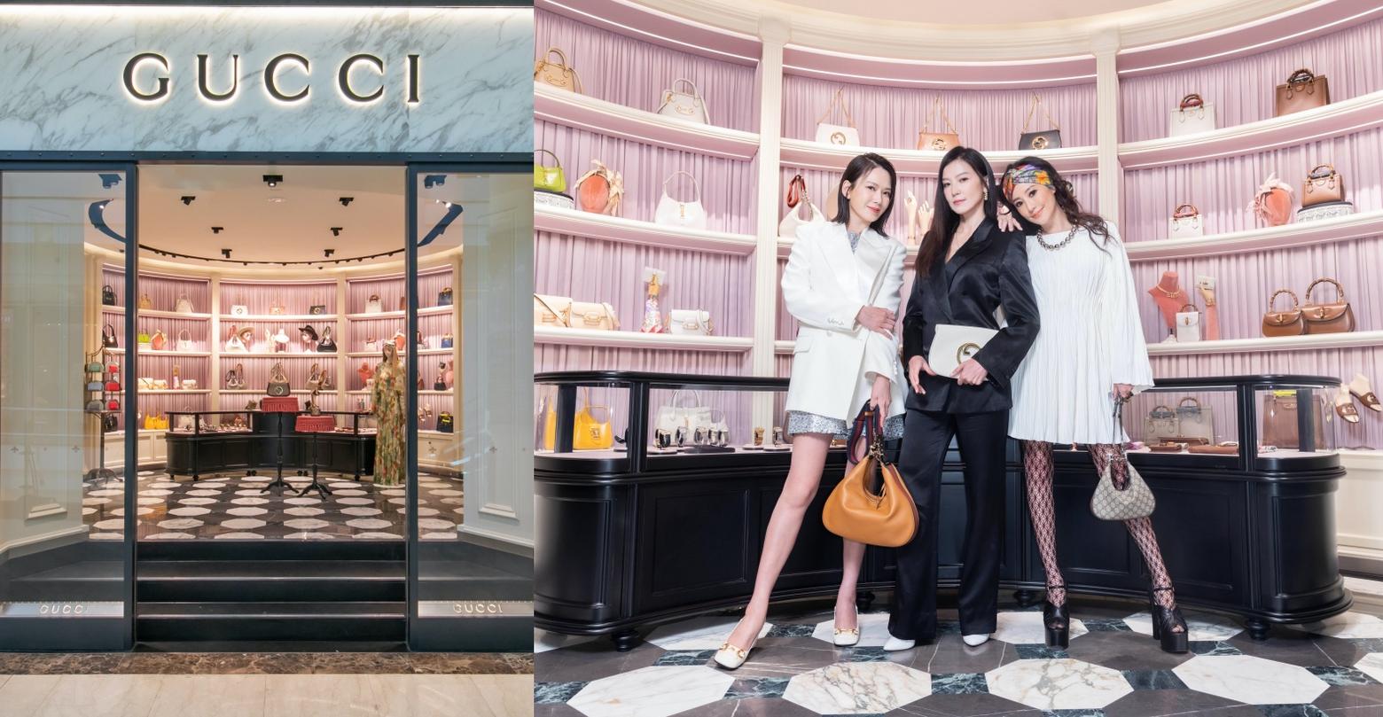 GUCCI 台北微風專門店盛大開幕 好友林熙蕾、關穎、Melody結伴帶逛 攜手揭開嶄新店鋪的神秘面紗｜PopDaily 波波黛莉