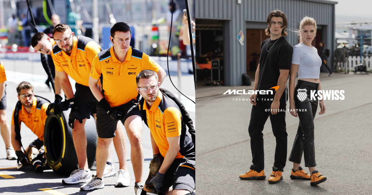 終極夢幻聯乘！K-SWISS 與McLaren聯袂演繹驅動傳奇 周曉涵率先上腳展演 再抽高額購物金｜PopDaily 波波黛莉